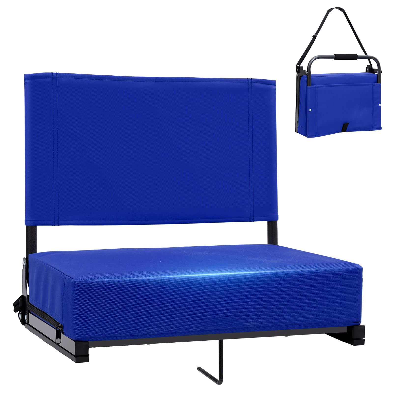 Stadium Seats with Back Support - Padded Portable Bleacher Seat with ...